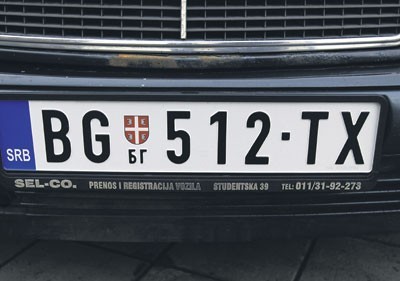 Nove tablice za taksiste